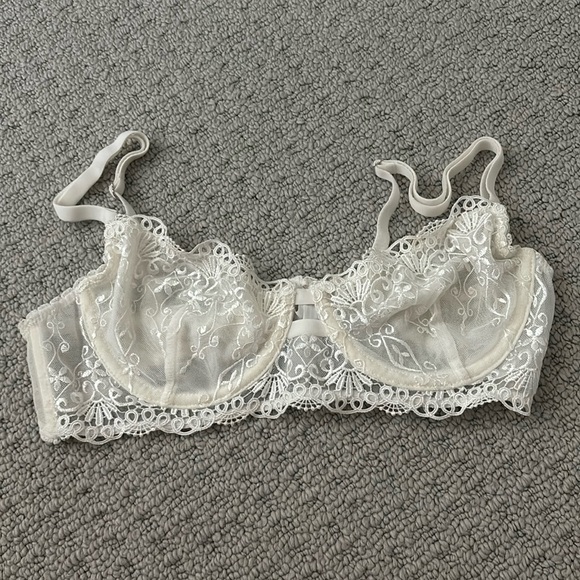 Kat The Label | Intimates & Sleepwear | Kat The Label White Lace Bra ...